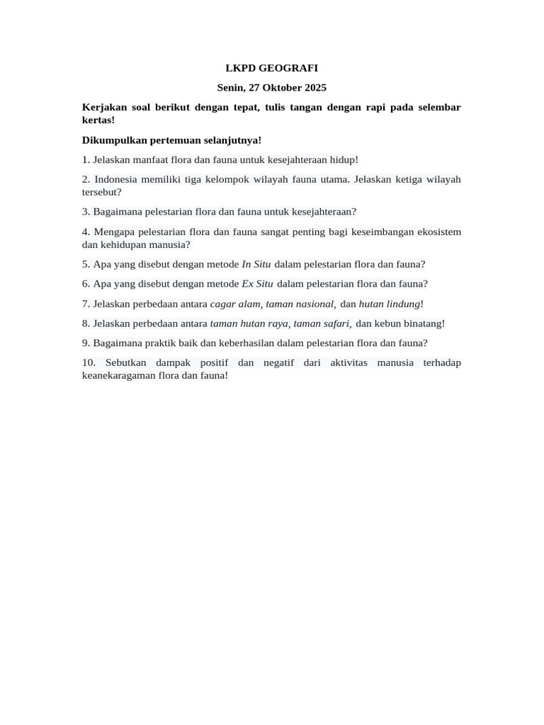 LKPD GEOGRAFI | PDF