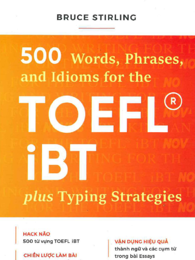 TOEFL IBT 500 Words, Phrases and Idioms | PDF