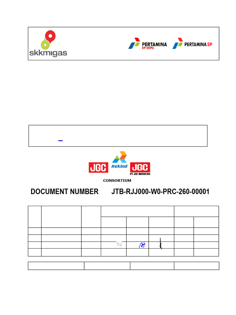 JTB RJJ 000 w0 PRC 260 00001 B 1 4 Commisoning Procedure For System 260 ...