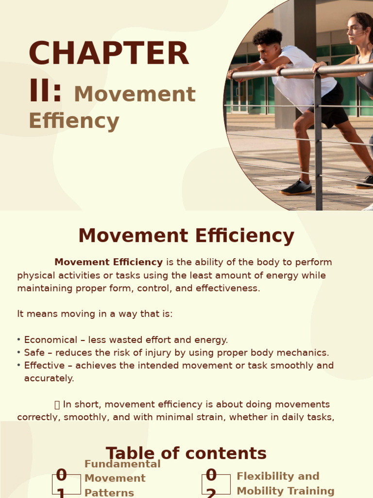 Understanding Movement Efficiency | PDF | Flexibility (Anatomy ...