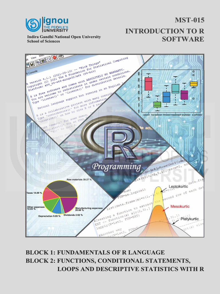 Block 1 | PDF | R (Programming Language) | Command Line Interface