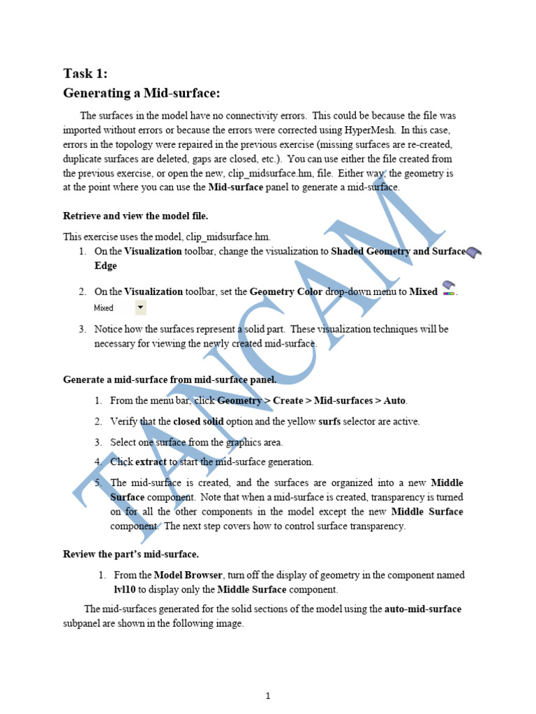 Hyper Mesh Content | PDF | Geometry | Triangle