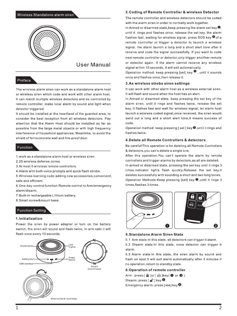 Digoo Sirene ROSA | PDF