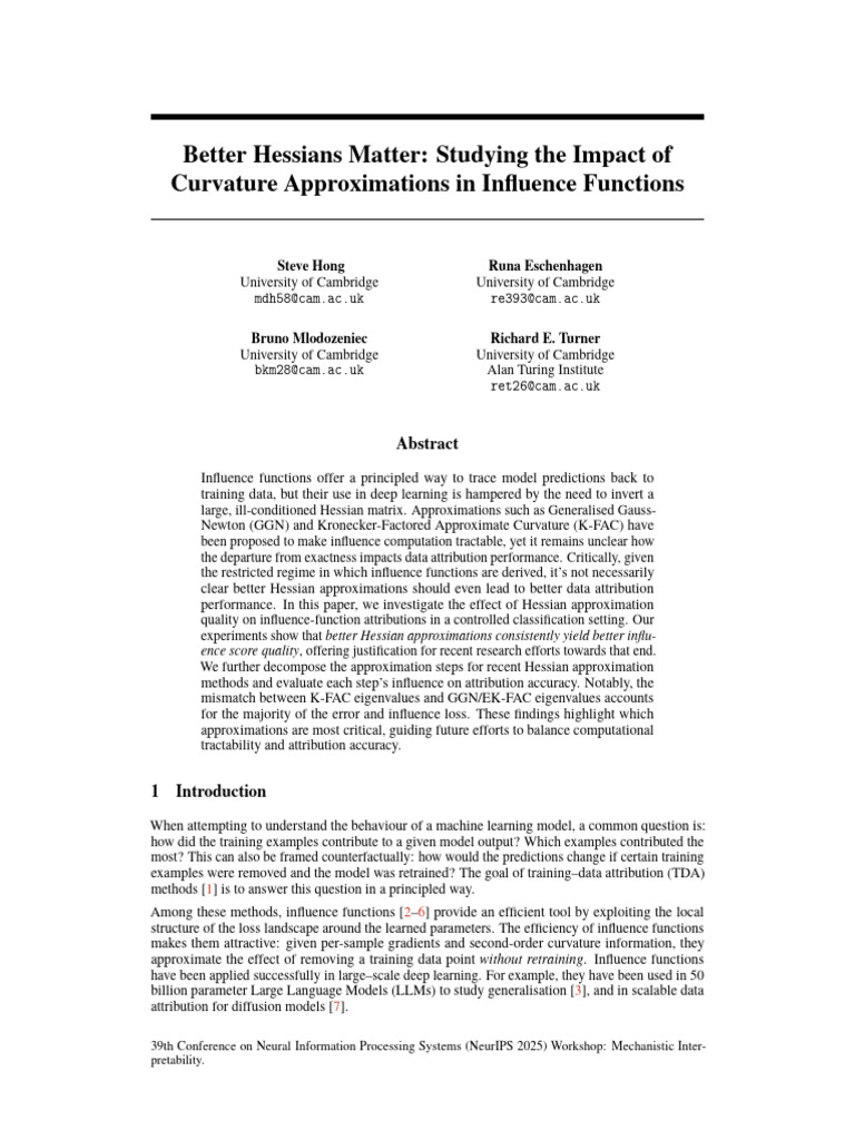 Better Hessians Matter Studying The Impact of Curvature Approximations ...