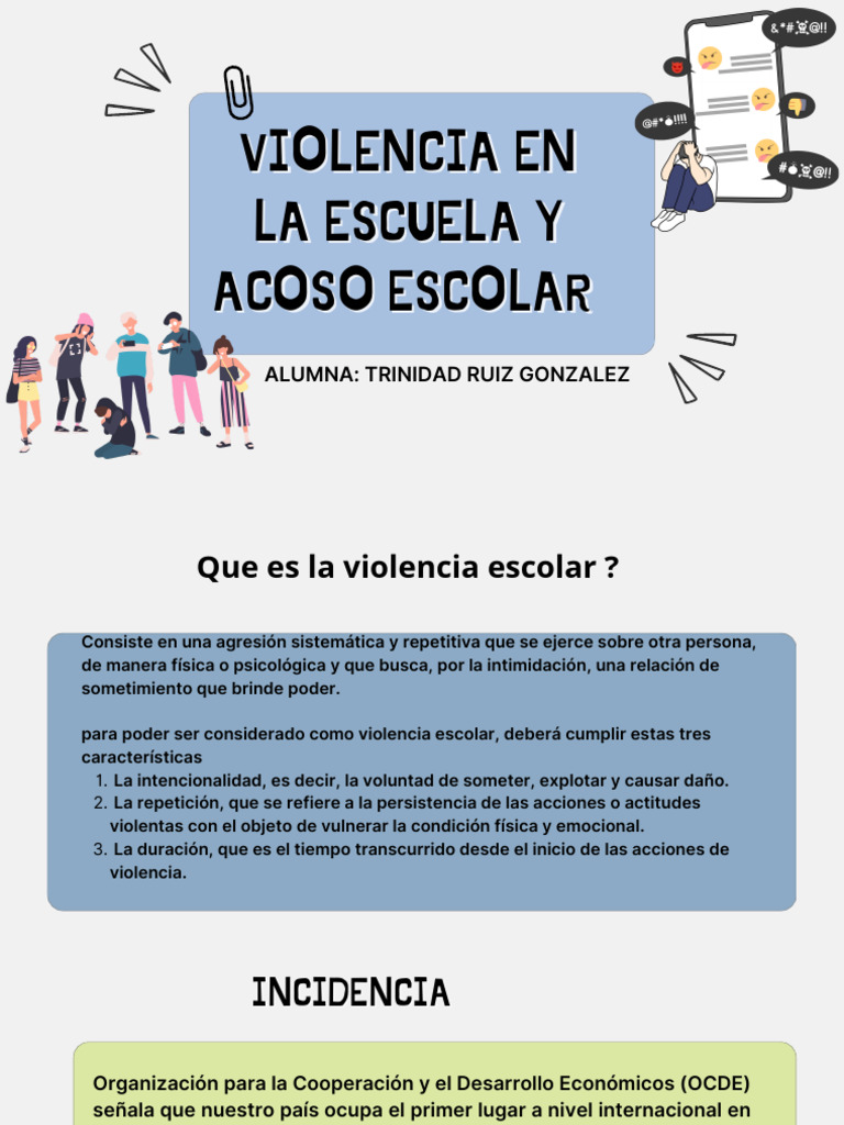 Violencia Y Acoso Escolar Pdf 2 Pdf Violencia Depresión Estado