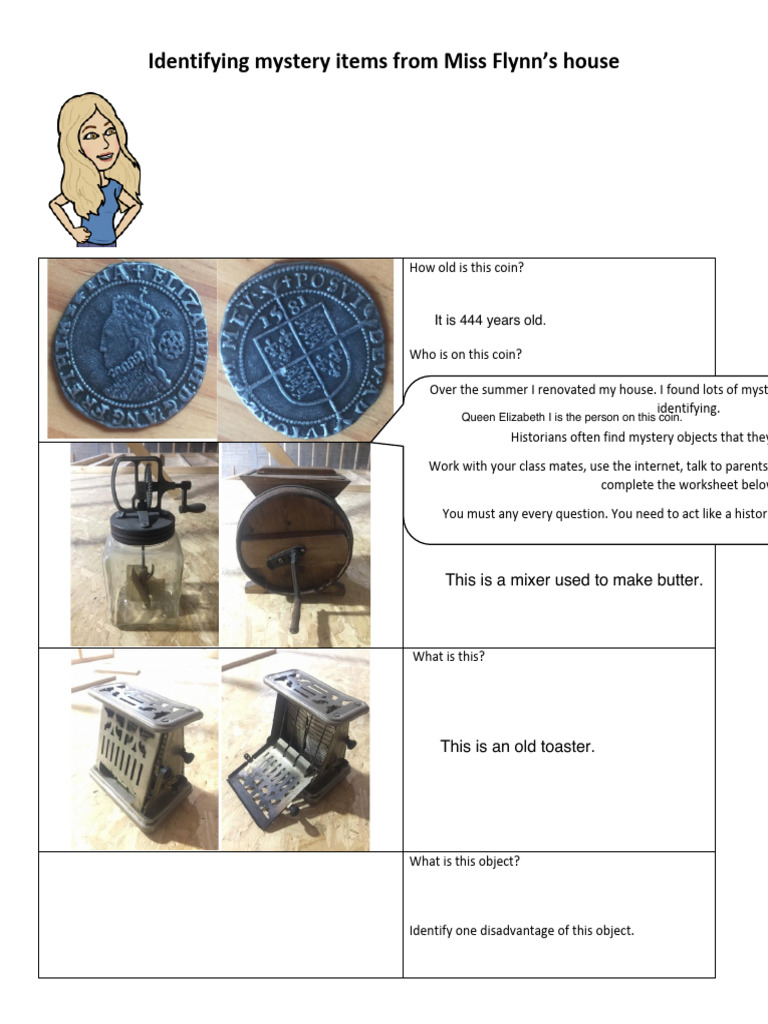 Identifying Historical Household Items | PDF