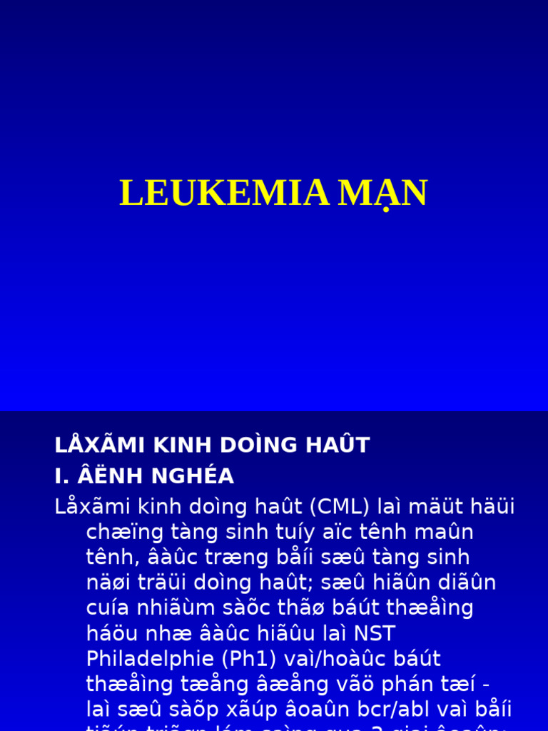 Leukemia Man | PDF