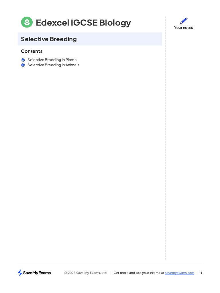 1746606085554-Use of Biological Resources - Selective Breeding | PDF ...