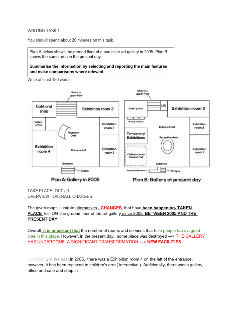 Writing Task 1 Phuong Nam | PDF | Phrase | Verb