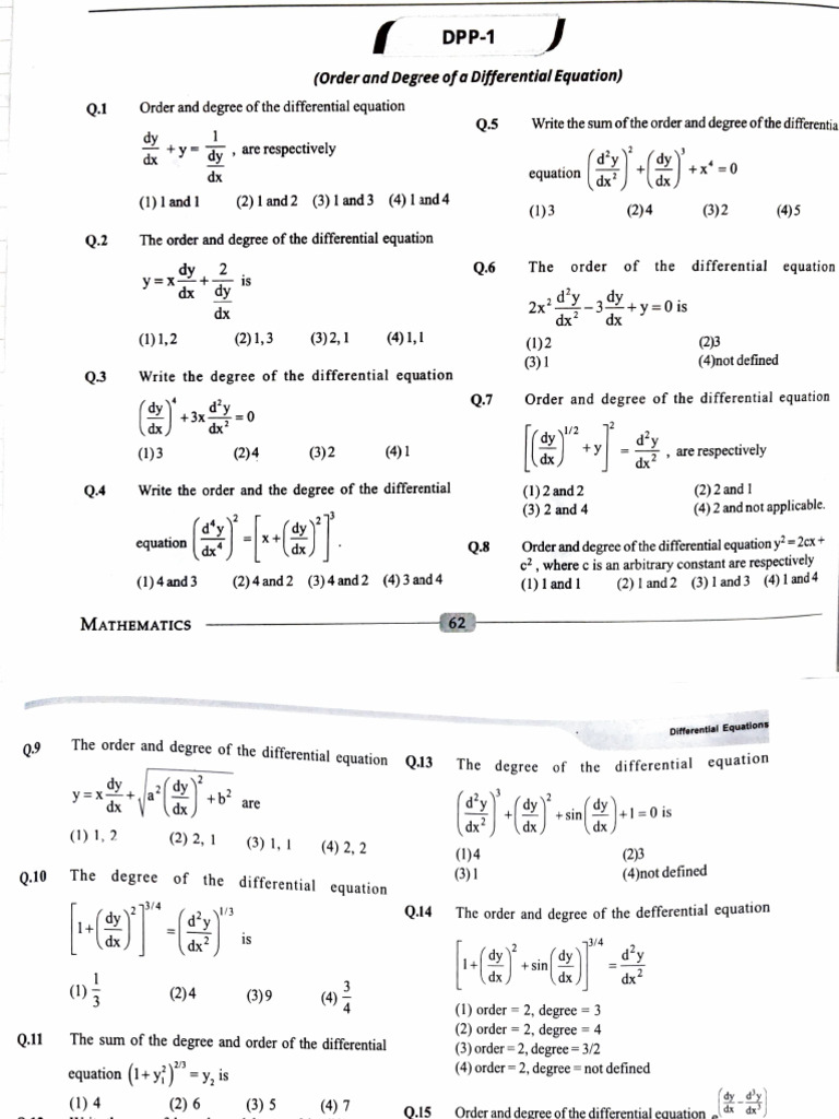Differential Equation | PDF