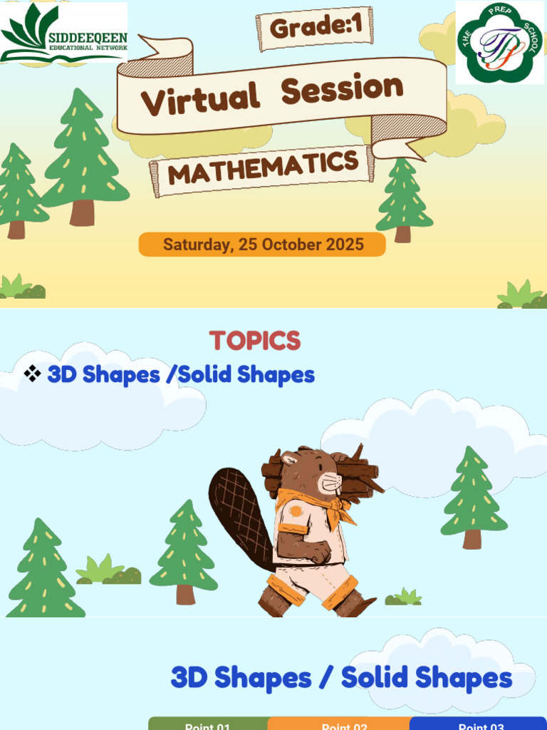 Virtual Class 25 October 2025 | PDF | Sphere | Shape