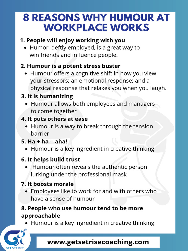 8 Reasons Why Humour at Workplace Works | PDF