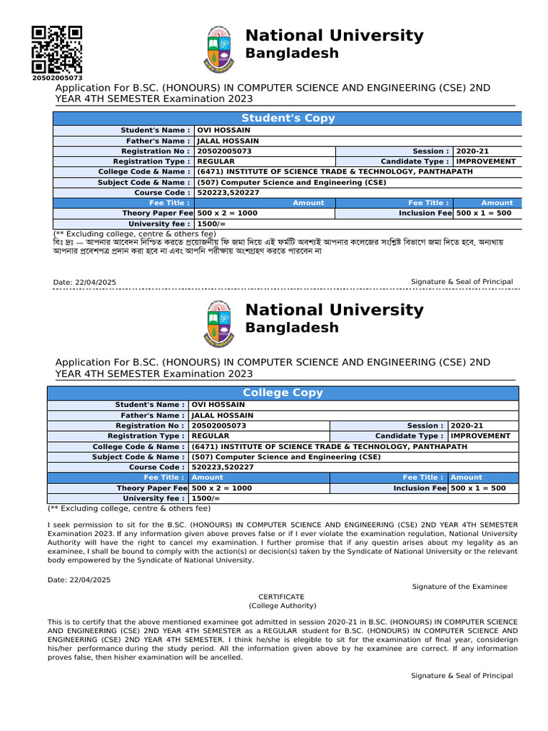 FF Application Form 2020-21 20502005073 | PDF | Justice | Crime & Violence