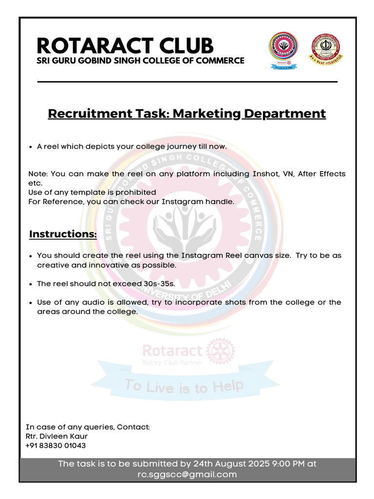 RaC Marketing 25-26 Task - 2 | PDF