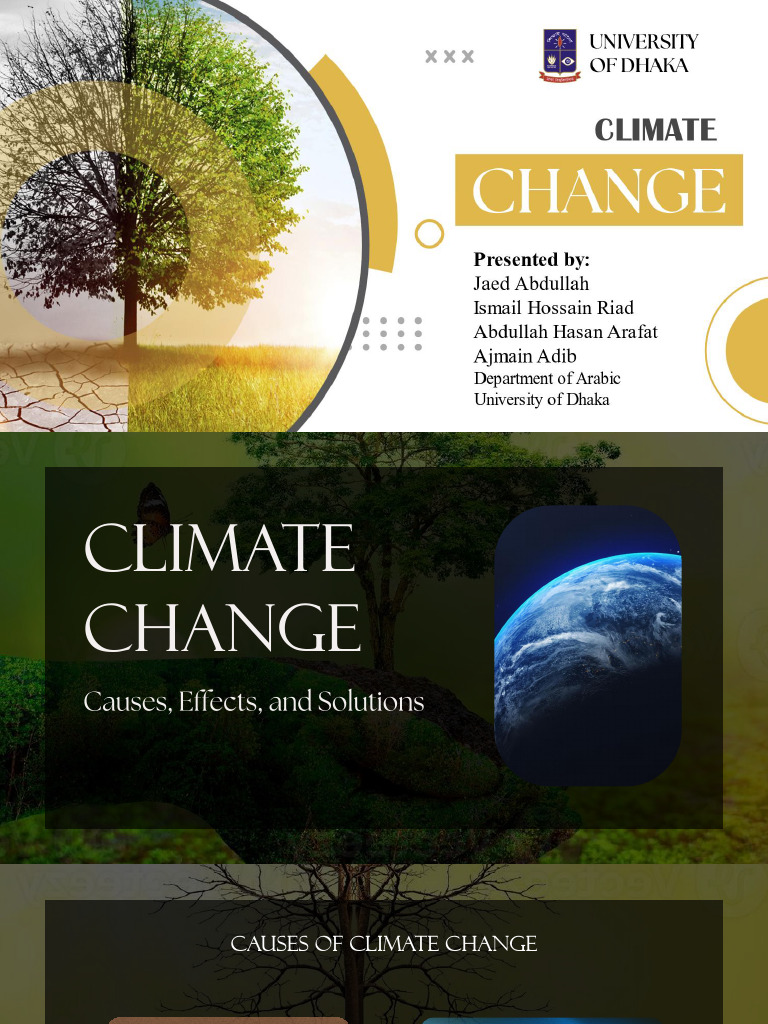Climate Change: Causes, Effects & Solutions | PDF