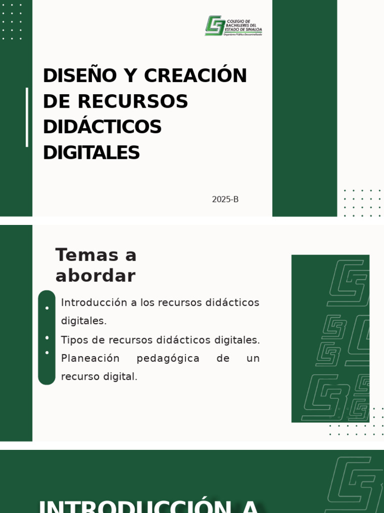 Recursos Didácticos Digitales 2025-B | PDF | Infografia | Aprendizaje