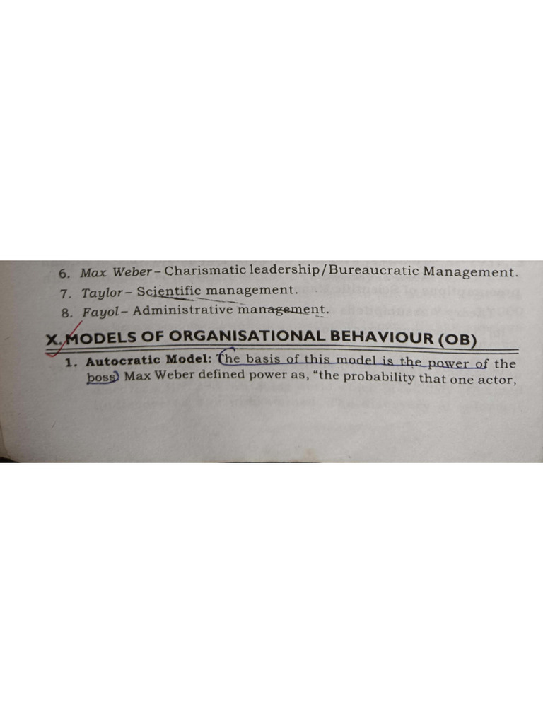 OB Model | PDF