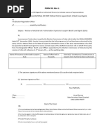 BLA 2 Form for Booth Level Agents | PDF | Government | Elections