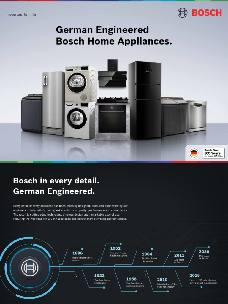 Bosch New Range Leaflet June 2 | PDF | Dishwasher | Home Appliance