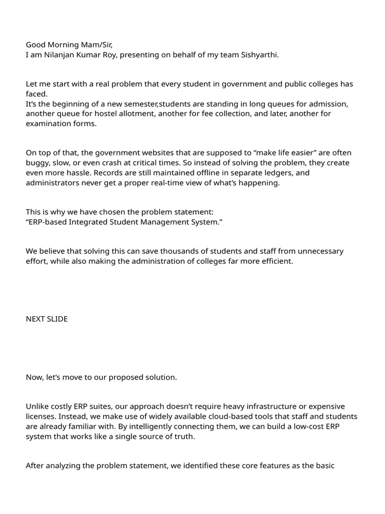 Speech Hackathon | PDF | Computing | Information Technology