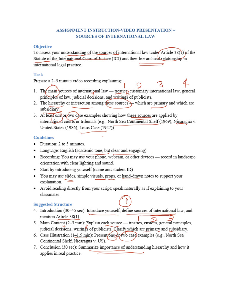 Sources of International Law Explained | PDF | International Law | Justice