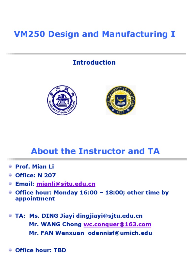 VM250 Design and Manufacturing I | PDF | Engineering Design Process ...