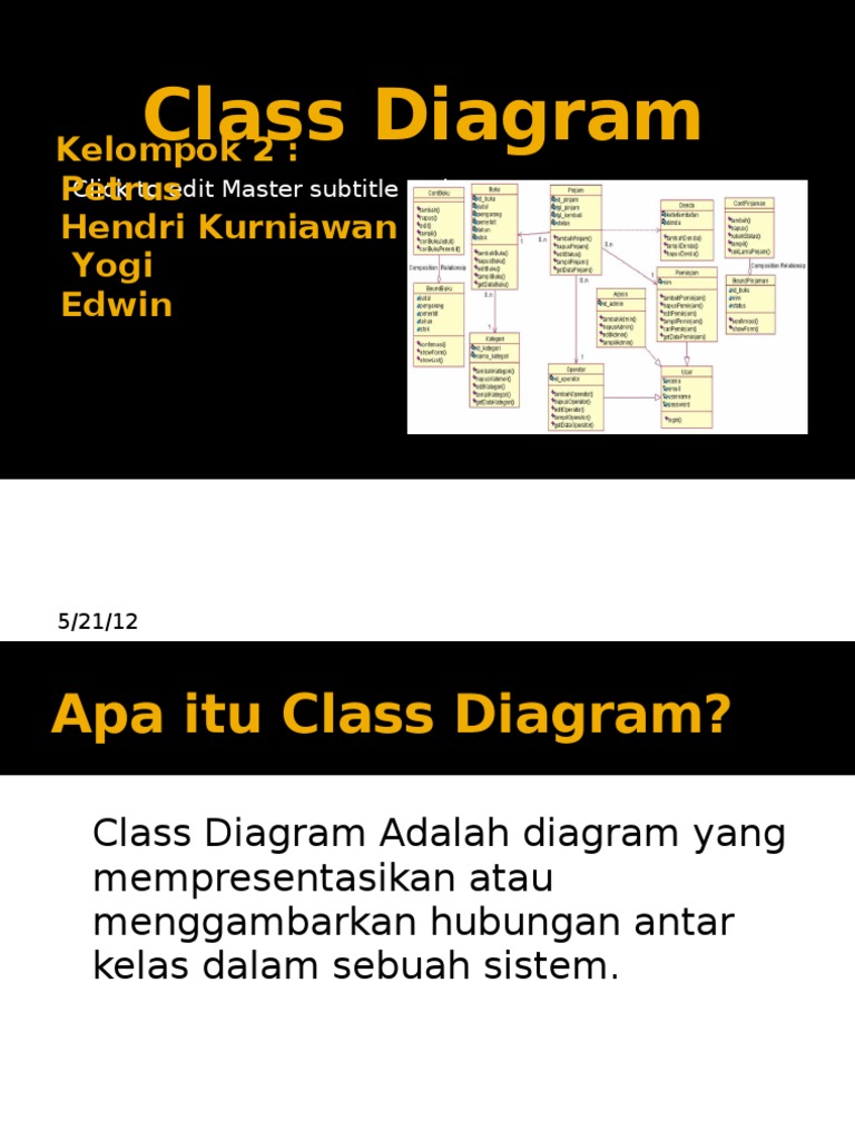 Relasi dalam Class Diagram | PDF