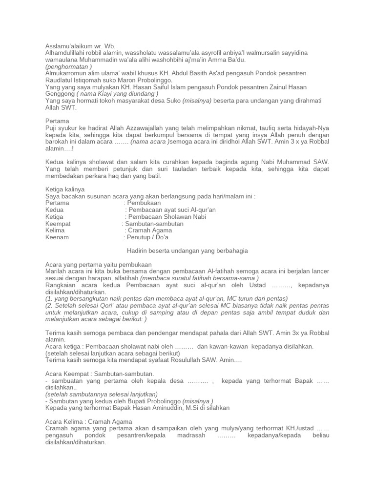 contoh protokol 1 | PDF