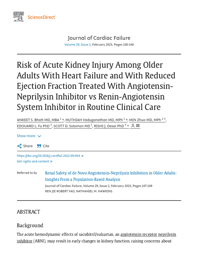 Journal of Cardiac Failure: Background | PDF | Heart Failure | Medicine