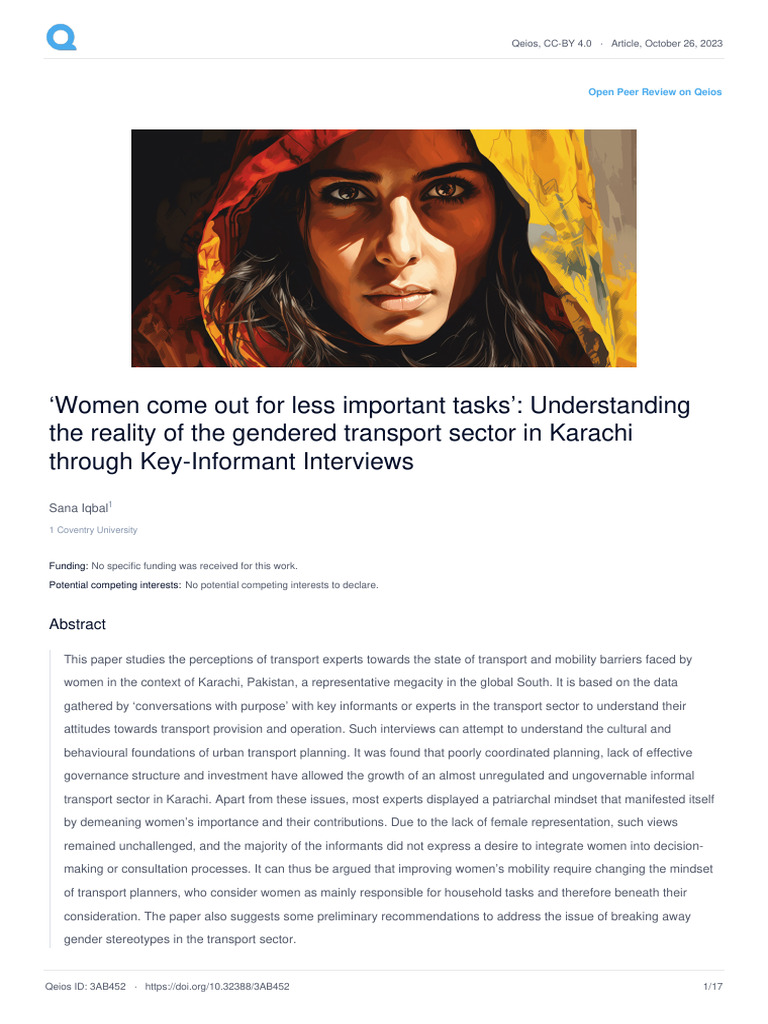 Women Come Out For Less Important Tasks Understa | PDF | Gender Studies ...
