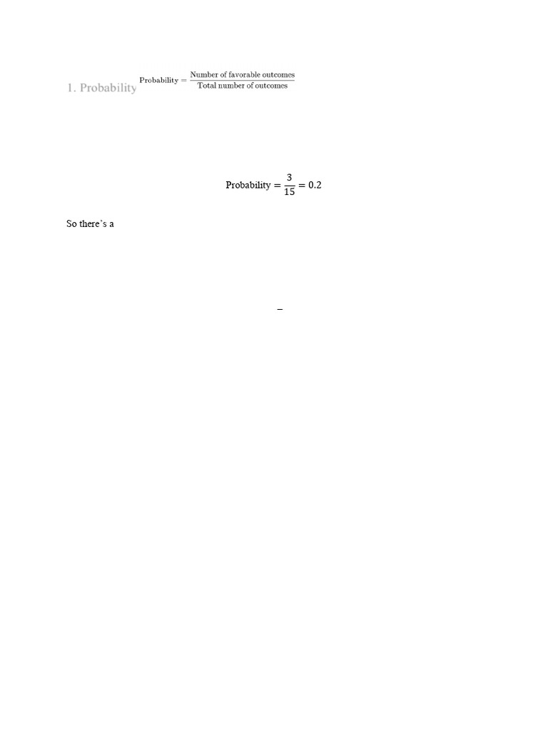 Understanding Probability Calculations | PDF