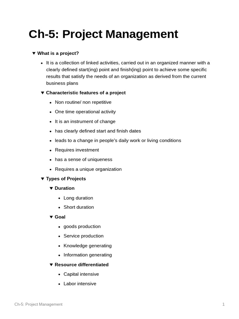 Project Management Essentials Guide | PDF | Project Management | Business