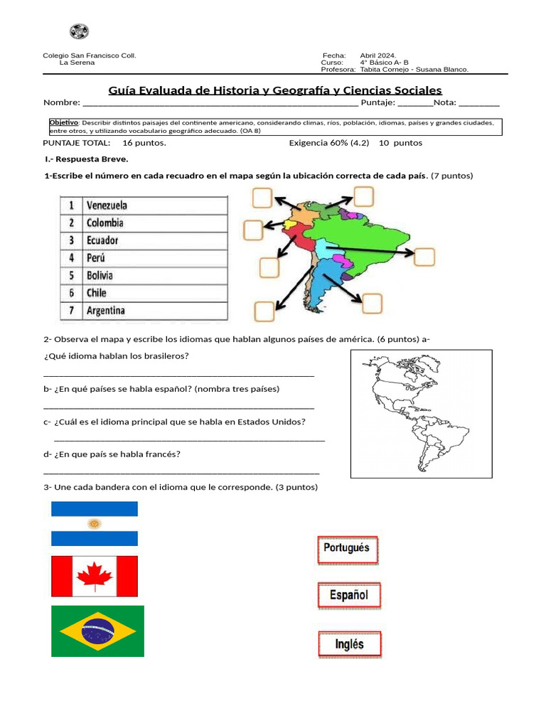 Guia Evaluada Historia 1 | PDF