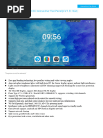 75-inch Interactive Flat Panel Specs | PDF