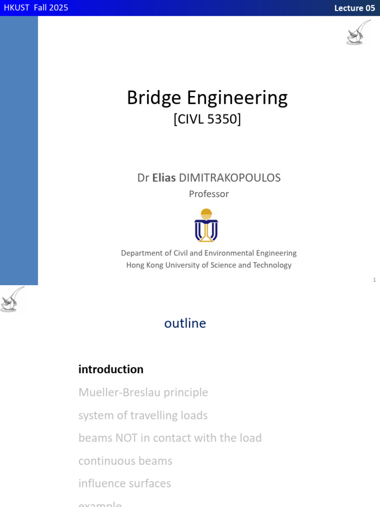 Lec05 Influence Lines | PDF | Bending | Beam (Structure)