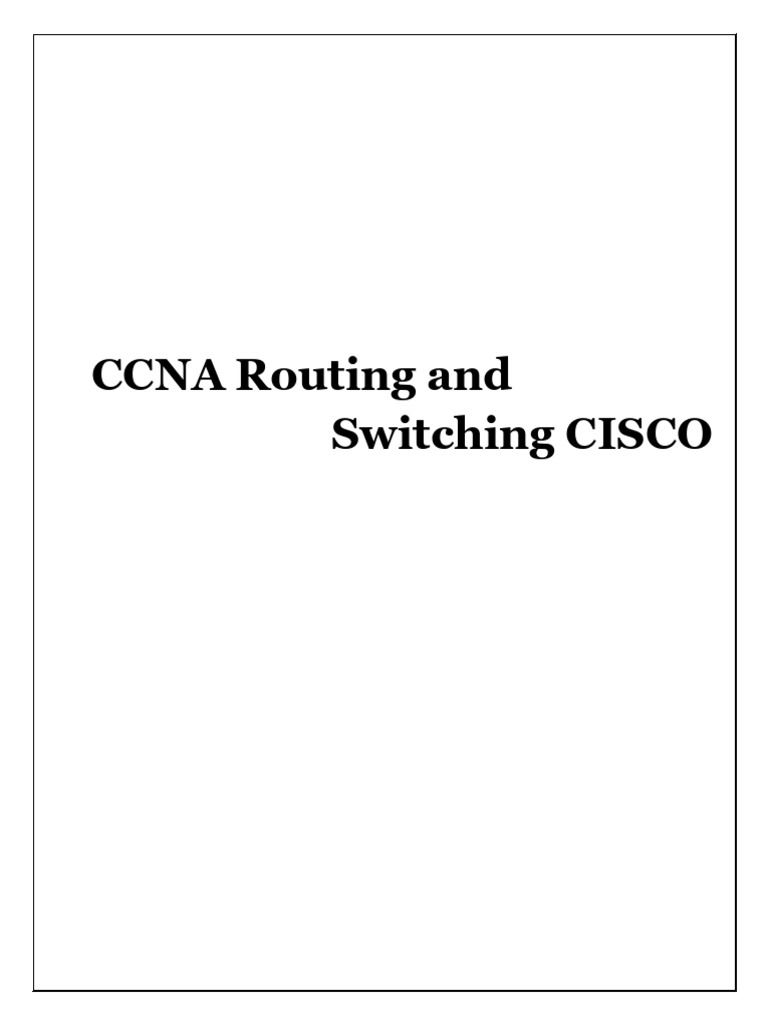 Ccna Routing and Switching | PDF | Osi Model | Network Topology