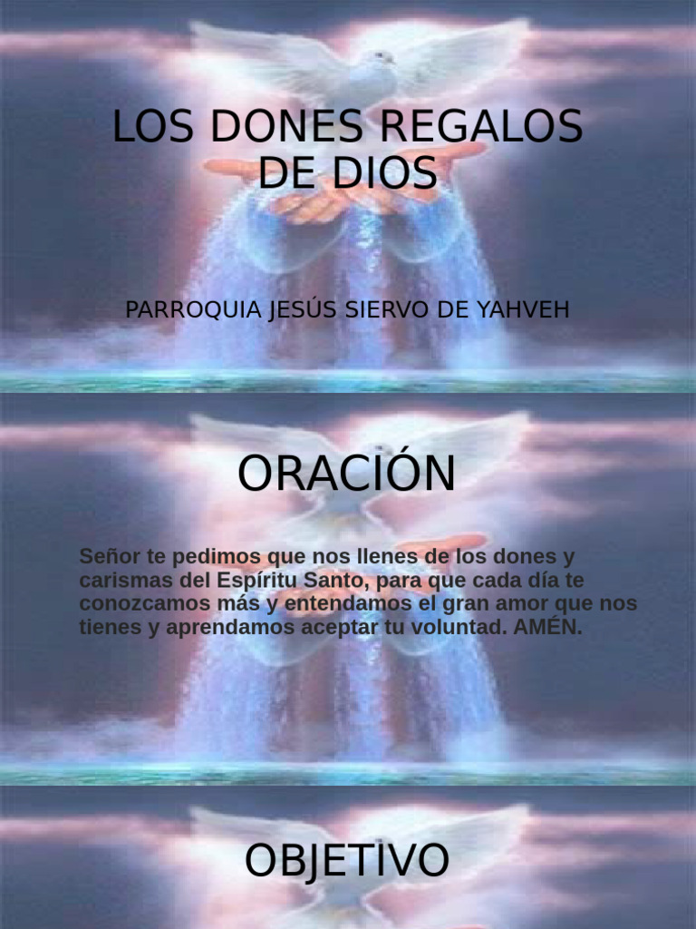 19.a Encuentro Los Dones , Regalos de Dios | PDF | Fruto Del Espiritu ...