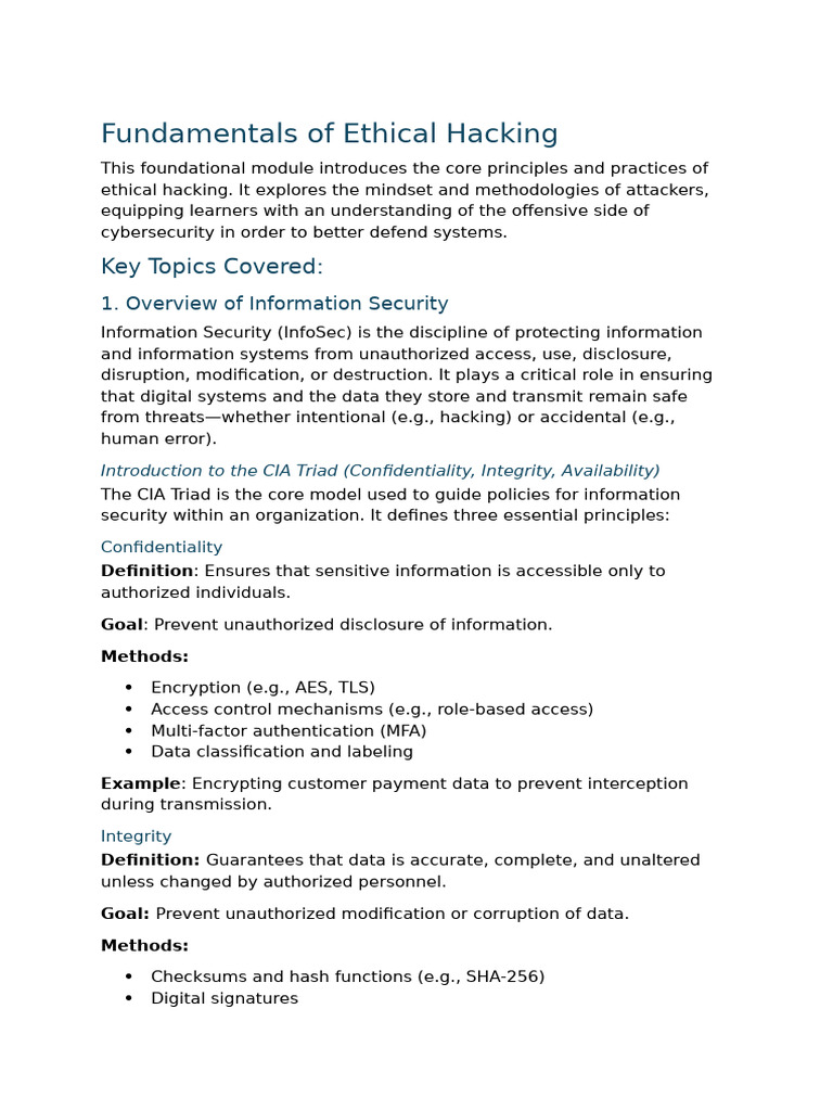 Cyber Security Syllabus | PDF | Information Security | Security Hacker