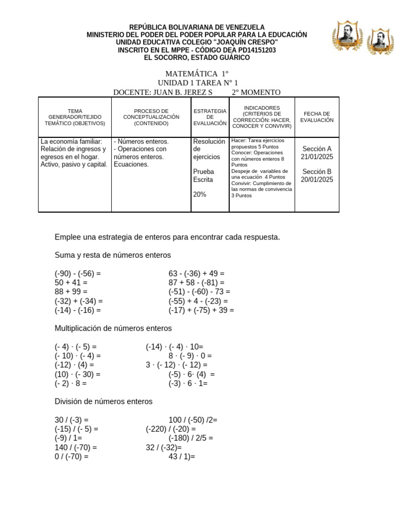 Tarea 1 1ro 2do Momento | PDF