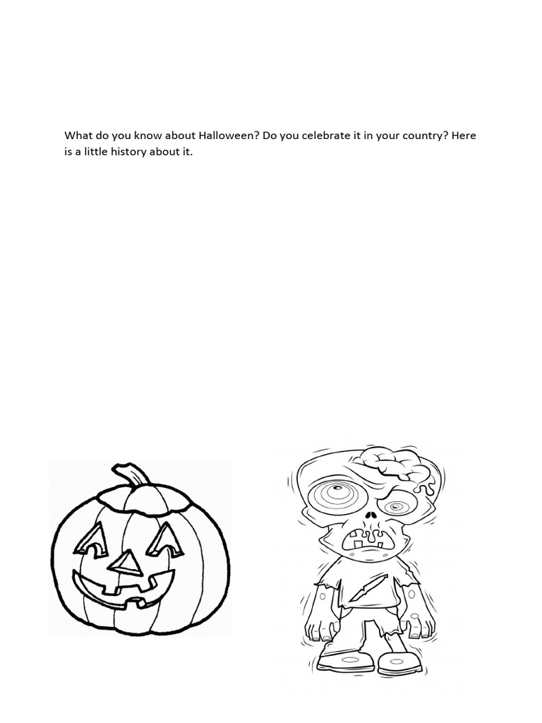 Reading Comprehension A2 | PDF | Halloween | Trick Or Treating