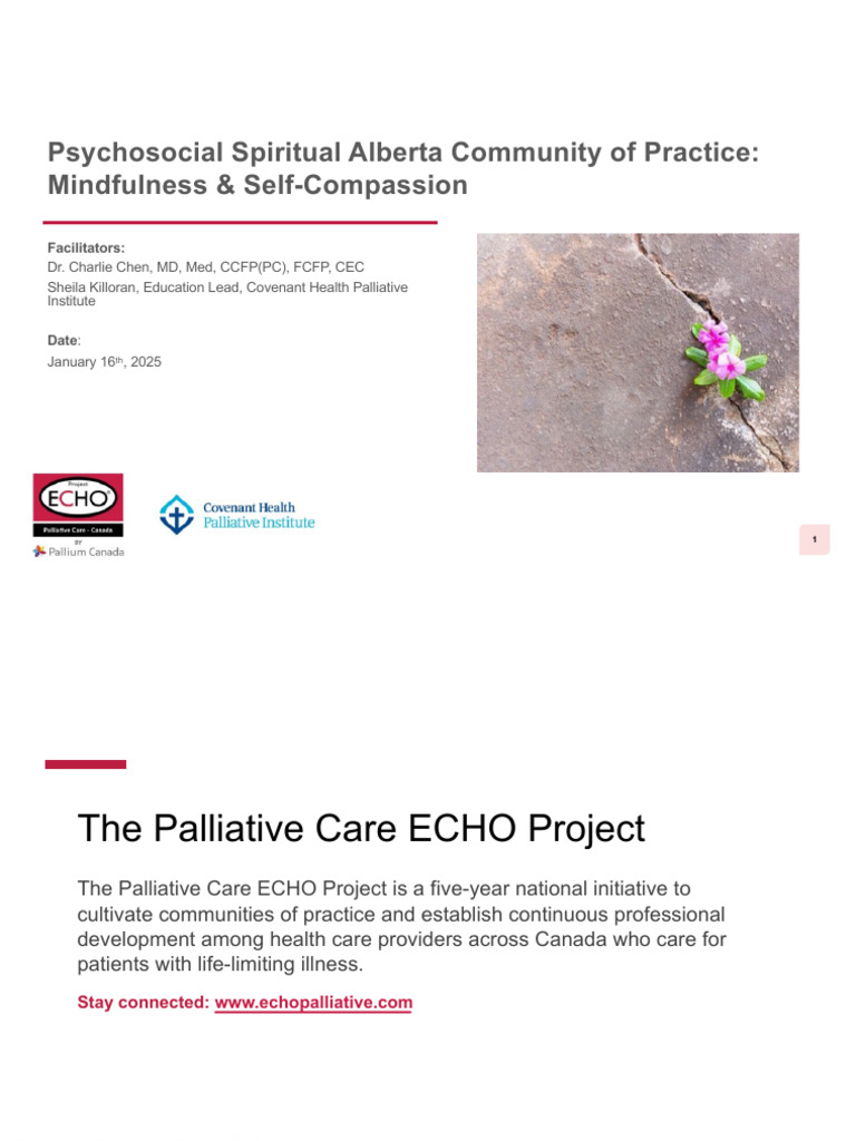Mindfulness & Self-Compassion Workshop | PDF | Mindfulness ...
