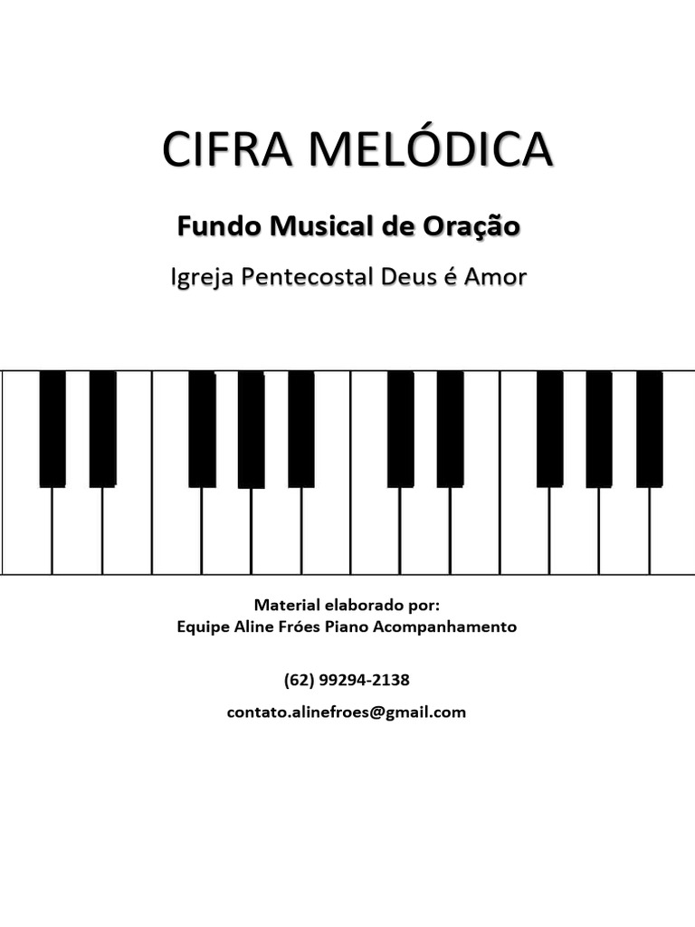 Fundo Musical de Oração - Deus é Amor | PDF | Composições musicais ...