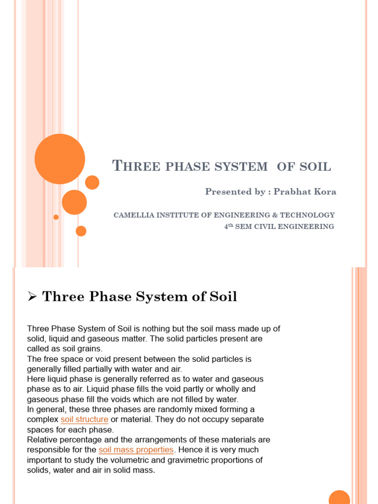 Three Phase System of Soil Prabhat Kora PDF | PDF