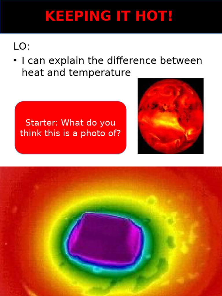 Ls 1 Heat Vs Temperature | PDF | Temperature | Heat