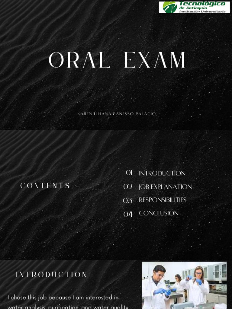 Oral Exam | PDF