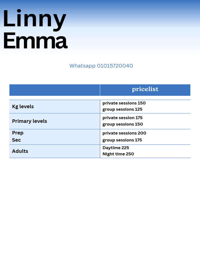 One Pager Doc in Black and White Blue Light Blue Classic Professional ...