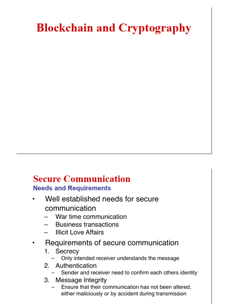 Ppt2 Cryptography Slides Pdf Public Key Cryptography Key