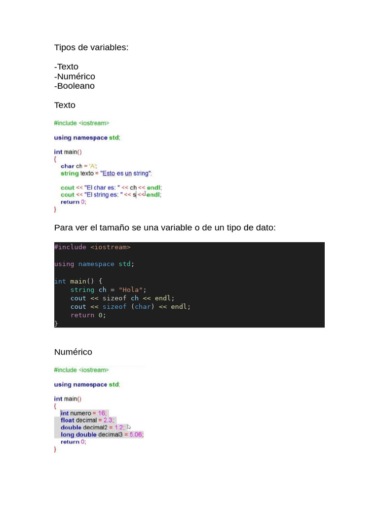2 - 2.tipos de Datos | PDF