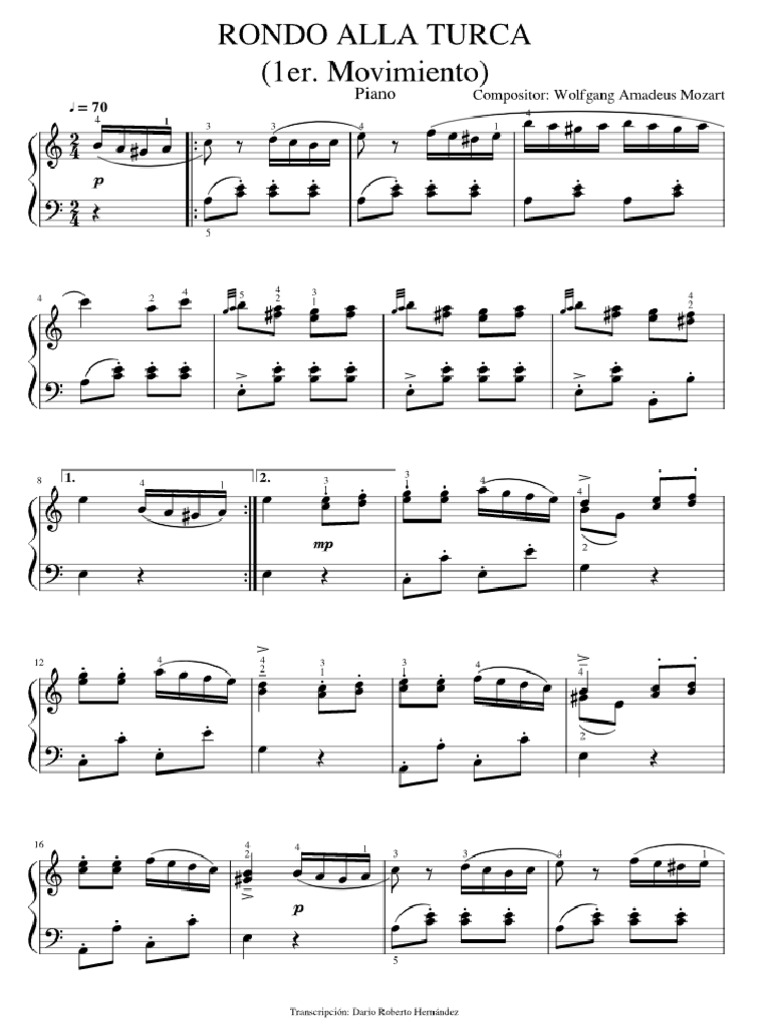 Rondo Alla Turca | PDF