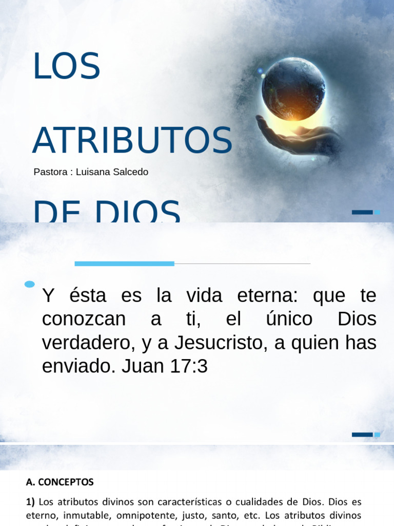 Atributos de Dios: Autoexistencia y Poder | PDF | Dios | Salmos